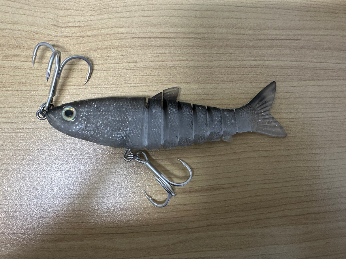 Shads Lures Jointed Boneys 5” Silver Shad – Master Angler