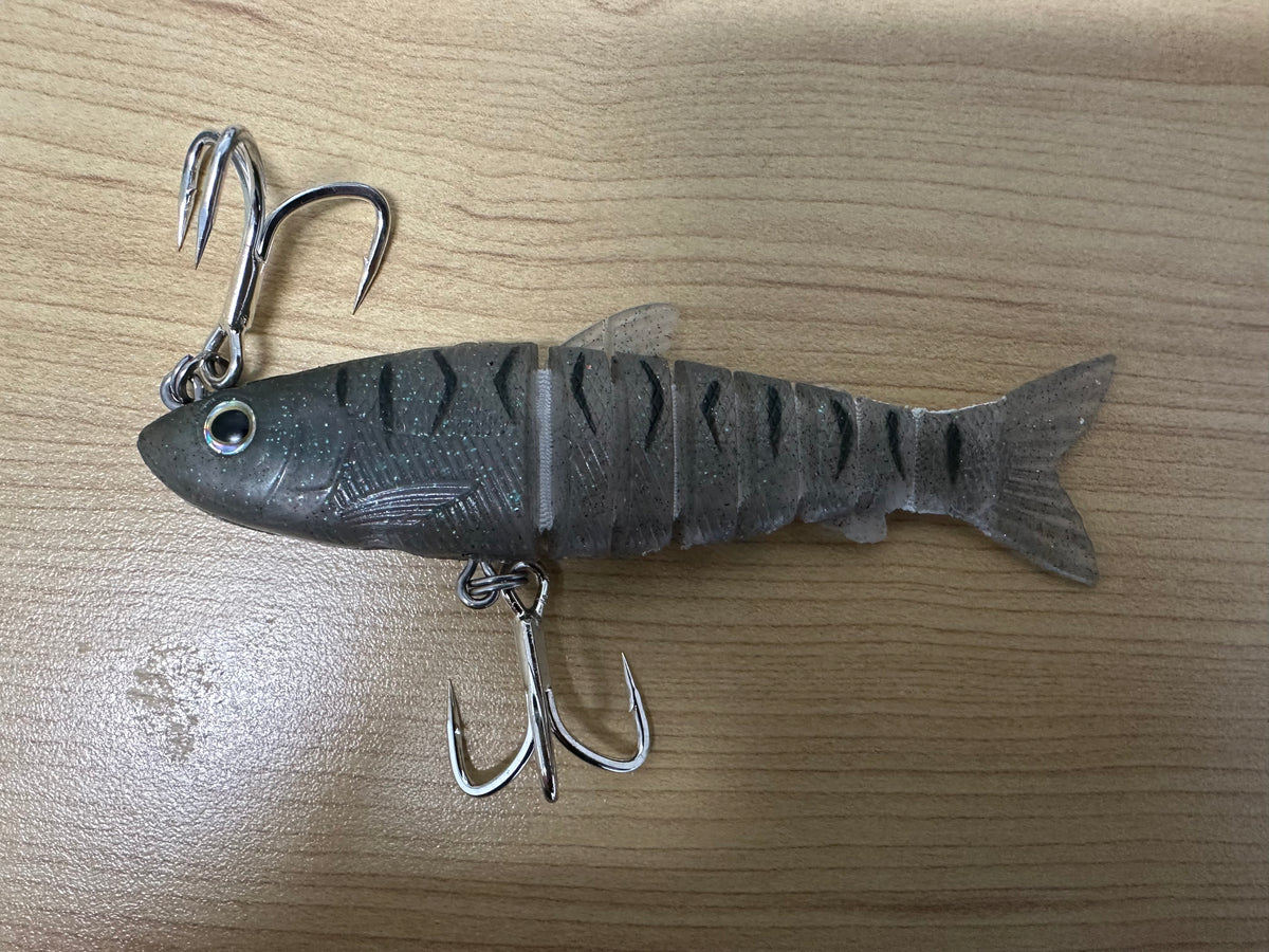 Shads Lures Jointed Boneys 5” Stripey Shad – Master Angler